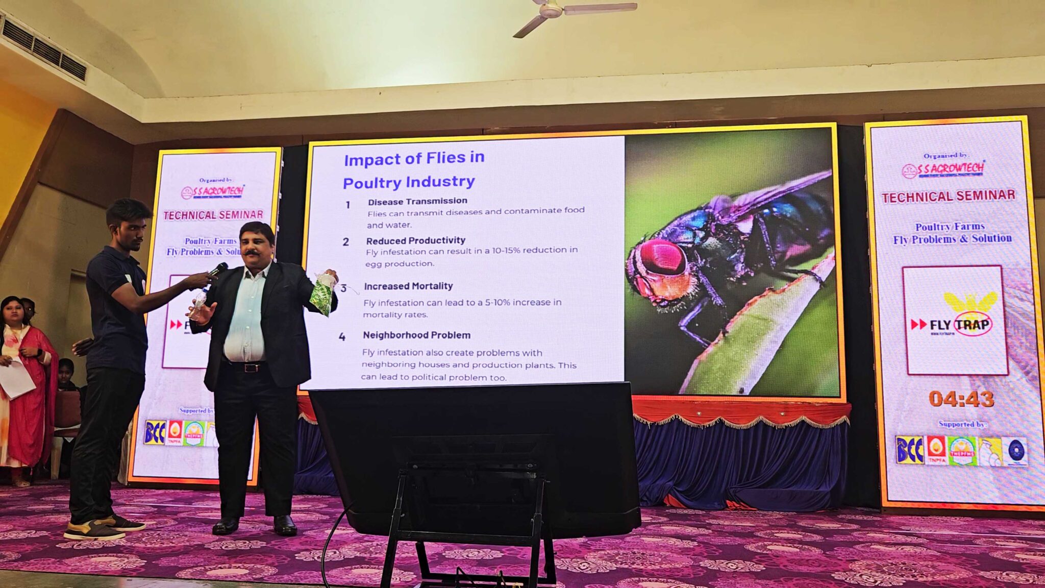 Technical Seminar in Namakkal on Fly Problem in Poultry